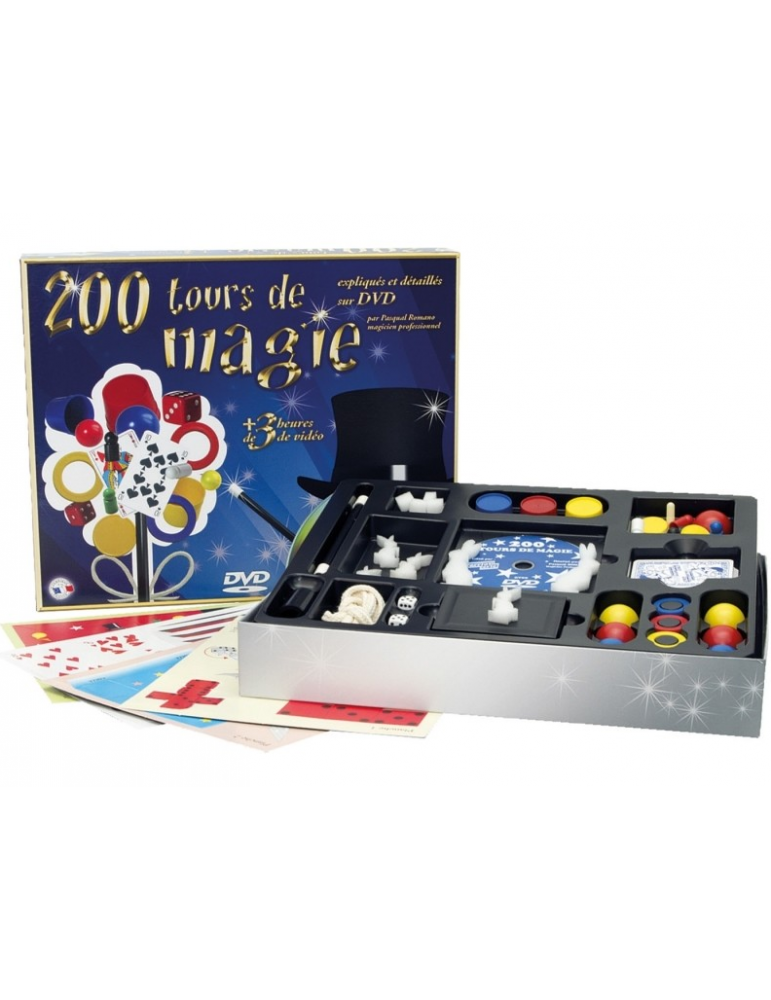 Coffret Magie 200 Tours avec DVD
