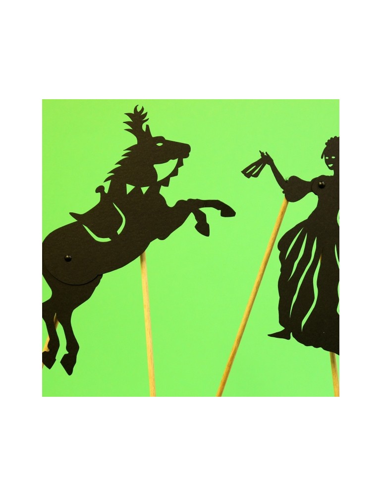 Ombres articulées La princesse et le cheval - Coco d'en haut - Les ...